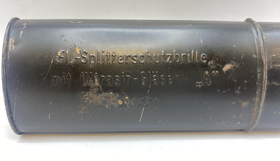 WW2 German Luftwaffe Nitsche u. Gunther - Splinter-Proof Pilot Goggles ...