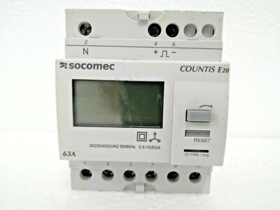 Socomec Countis E20 Energy Meter Three-phase Direct up to 63 A Ref: 4850 3003 | eBay