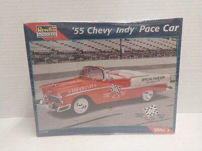 1997 REVELL/MONOGRAM '55 CHEVY INDY PACE CAR MODEL Kit #85-2496 1/25 ...