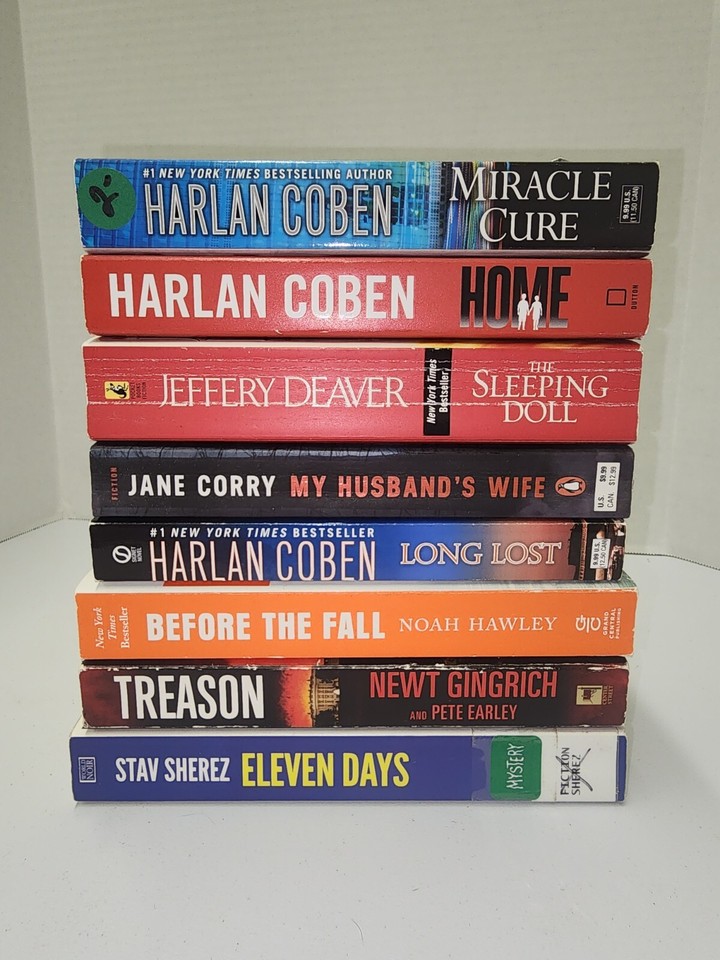 Lot of 38 Thriller/Suspense/Crime/Mystery Paperbacks | eBay