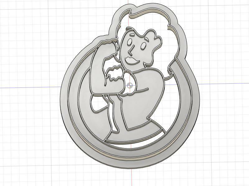 3D Printed Cookie Cutter Inspired by Fallout Vault Girl | eBay