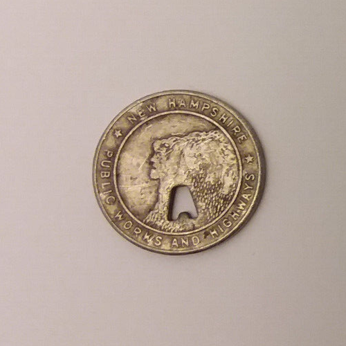 New Hampshire Public Works And Highways Toll Transit Token 16mm | eBay