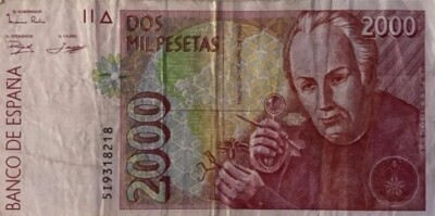 1992 Spain 2000 Pesetas Banknote World Paper Money Bill Note | eBay
