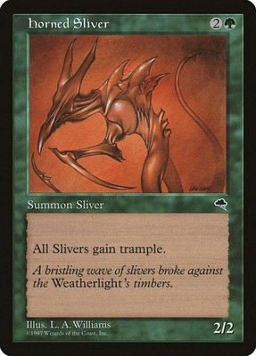 Horned Sliver [Tempest] | eBay