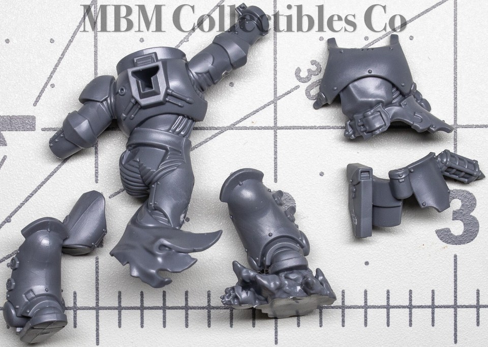 Warhammer 40K Space Marine Black Templars MARSHAL & EMPEROR CHAMPION Bit Bits | eBay
