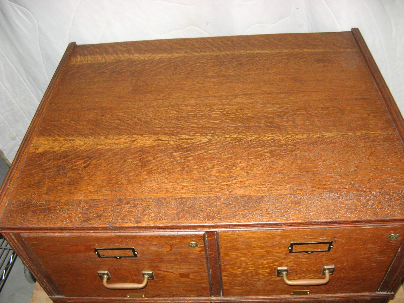 VINTAGE ANTIQUE QUARTER SAWN 4 DRAWERS OAK FILE CABINET EARLY 1900'S | eBay
