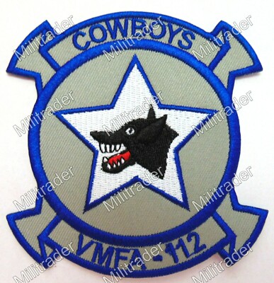 United States Marine Fighter Attack Squadron (VMFA-112) "Cowboys" Patch ...