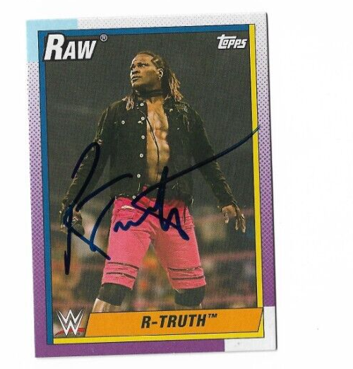 WWE R-TRUTH Signed 2021 Topps Heritage Card | eBay