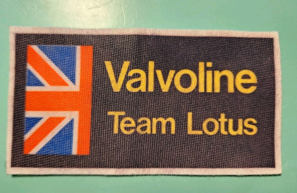 Vintage Car Racing Team Sew On Patches incl Team Lotus and Team Tyrrell ...
