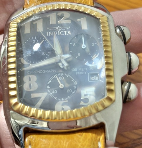Rare Invicta Lupah 2799swiss Chronograph Watch Runs 9.5 Wrist | eBay