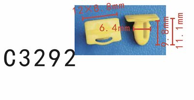 20pcs Fit BMW SILL COVER INTERIOR TRIM Clip RIVET FITS BMW 51478244458 ...
