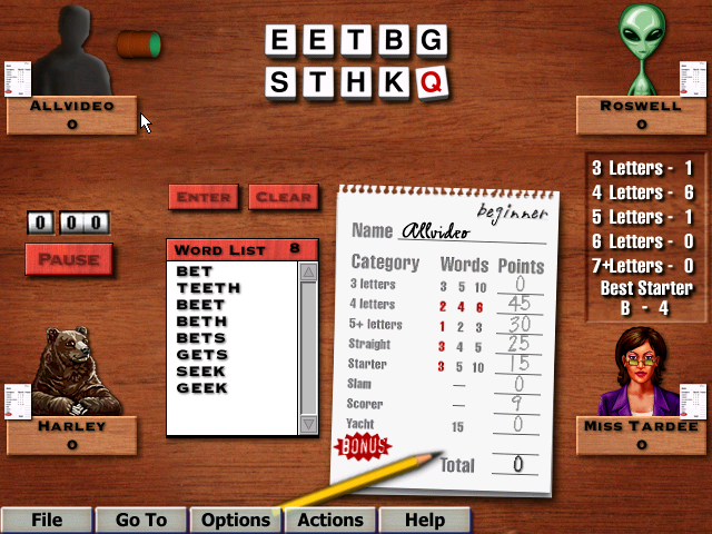 HOYLE WORD GAMES 2001 SIERRA +1Clk Windows 11 10 8 7 Vista XP Install ...