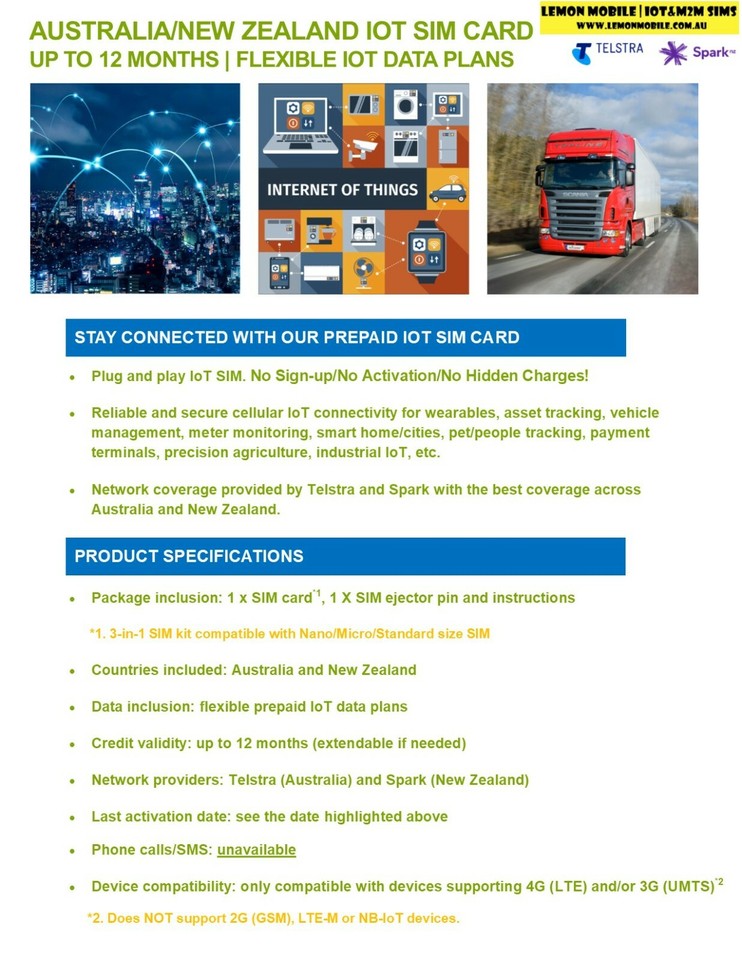 Australia New Zealand IoT SIM card M2M GPS kids watch pet tracker ...