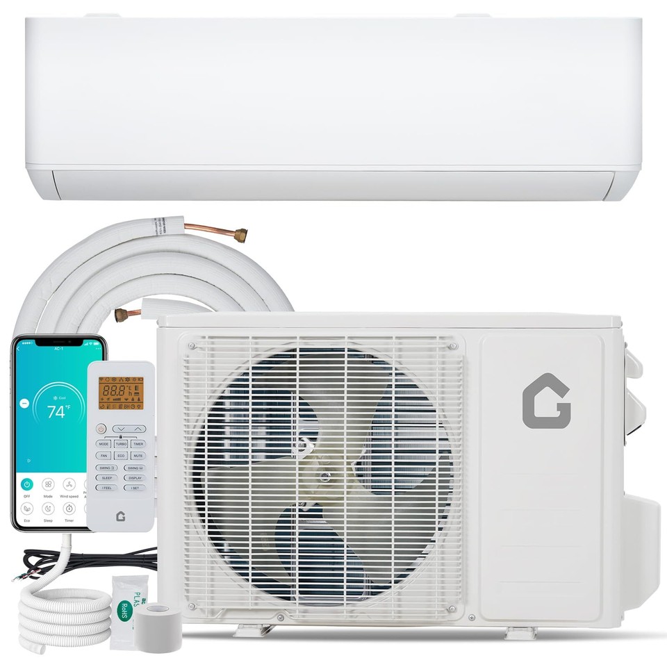 24000 BTU Mini Split Air Conditioner Ductless AC Unit Heat Pump 208V ...