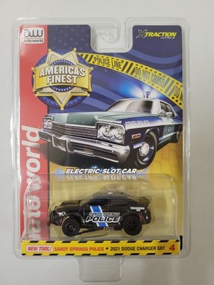 Auto World 2021 Dodge Charger SRT Sandy Springs Police HO Scale Slot ...