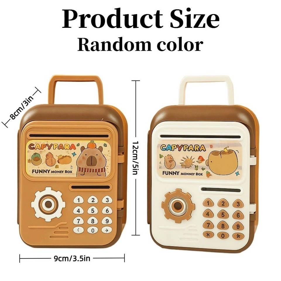 Capybara Money Bank ATM Toys Mini Coin Storage Box Practice Saving ...