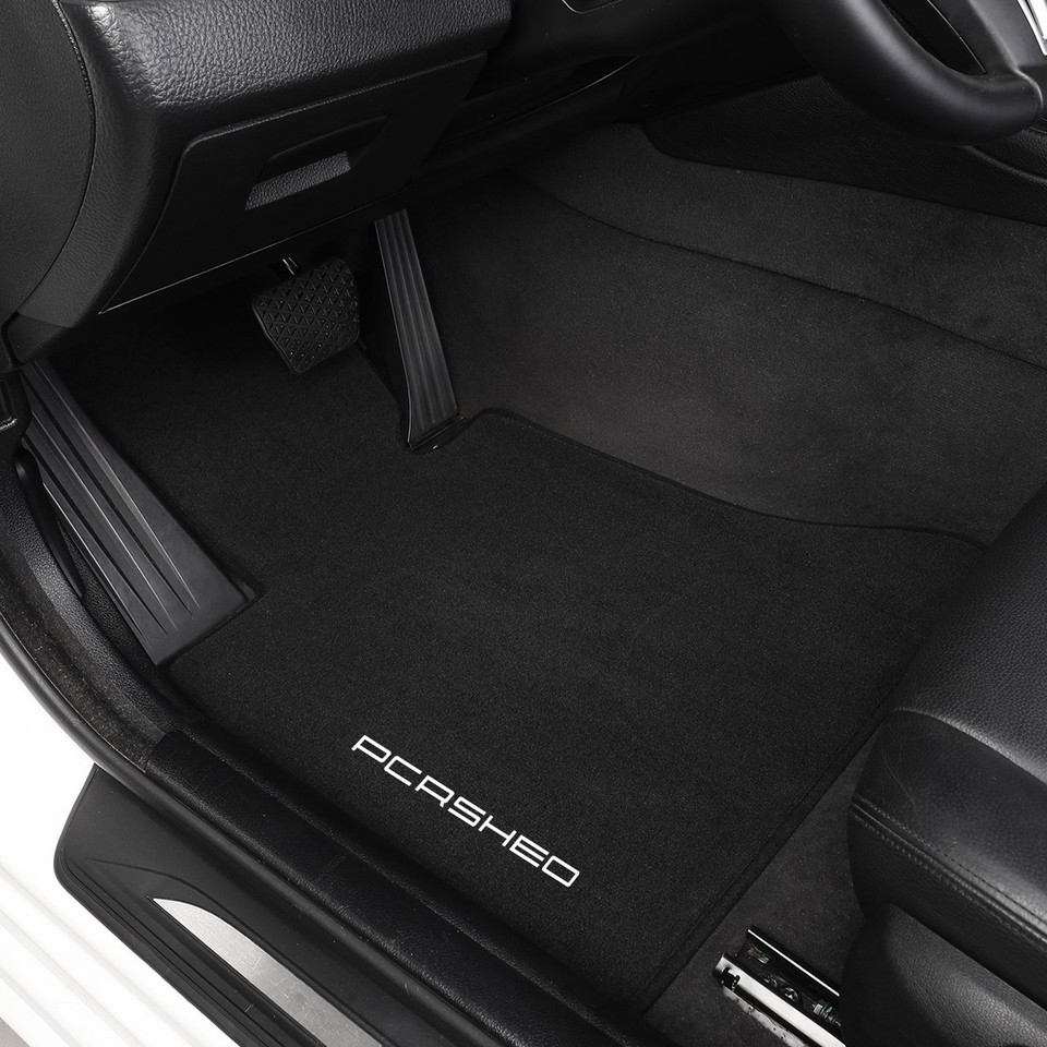 Car Floor Mats For Porsche Boxster 986 Custom Black Carpet Velour ...