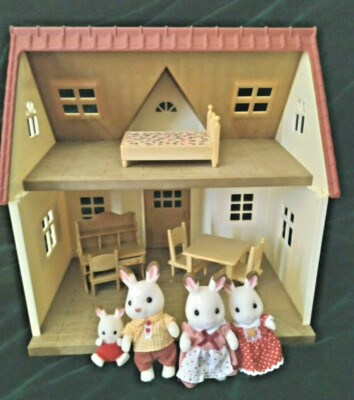 Red Roof Calico Critters Cozy Cottage House, Furniture & Hopscotch ...