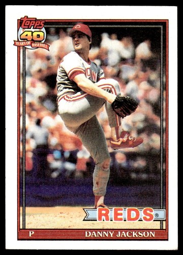 1991 Topps Danny Jackson Cincinnati Reds #92 13820 | eBay