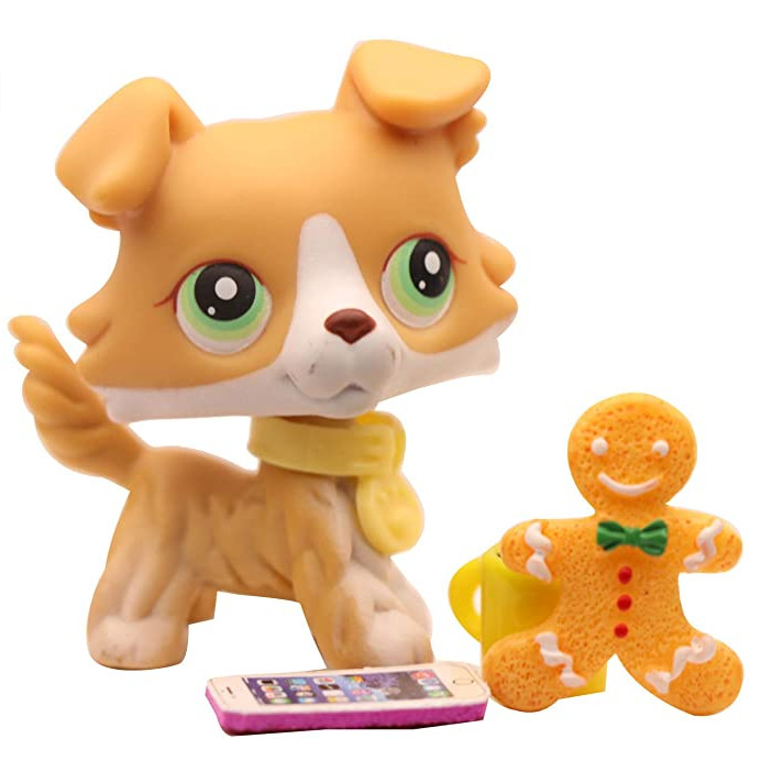 Mini Pet Shop LPS Collie 272,Toy Pet Figure with LPS Accessories Kids ...