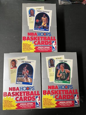 3 Boxes 1989 HOOPS Basketball Box36 NEW PACKS SERIE 2 JORDAN 4th YEAR🙂 ...