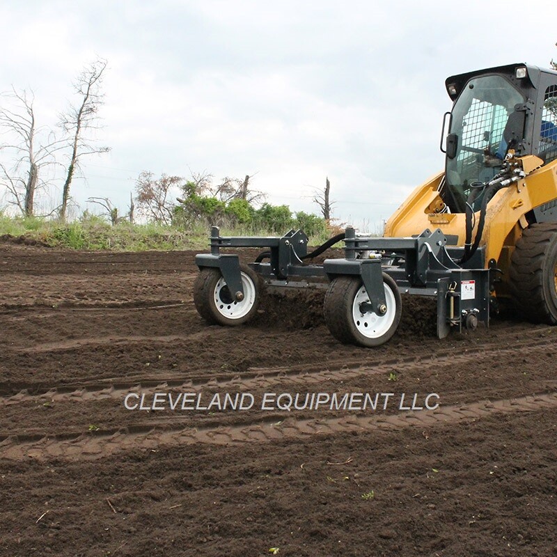 NEW 72" VIRNIG POWER RAKE SOIL CONDITIONER Kubota John Deere Skid Steer ...