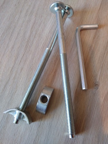 M6 Half Moon Nuts Mini Luna Crescent Threaded Washer For Furniture Bunk ...