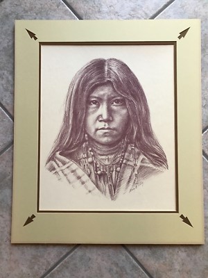 MARY E LIBBY MATTED PRINT 25" X 21" | eBay