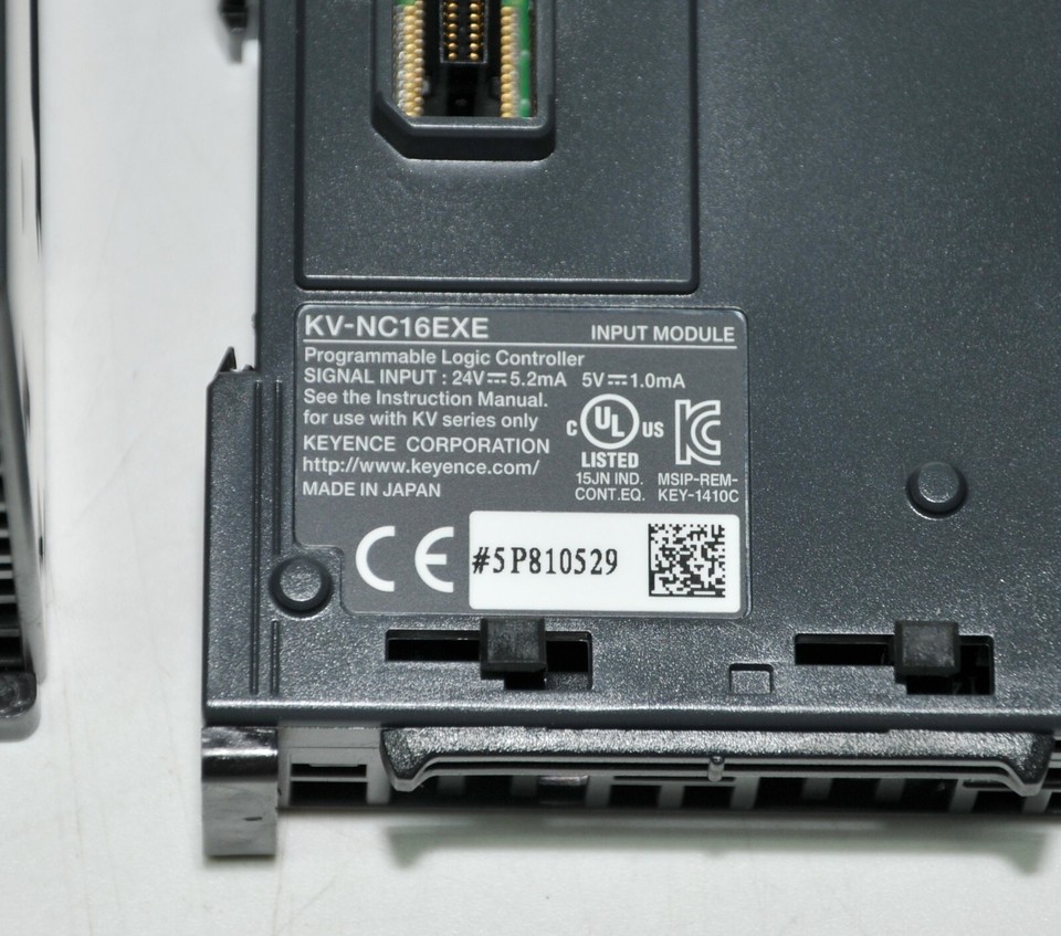 KEYENCE KV-EP02 + 2X KV-NC16EXE + 2X KV-NC16ETE, EtherNet/IP ...