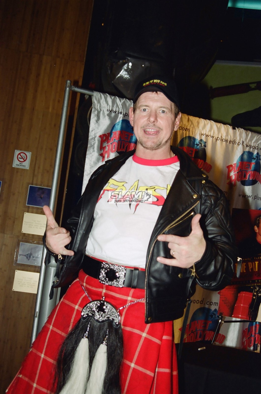 ROWDY RODDY PIPER VINTAGE 8x10 COLOR PHOTO ROH ECW WWE NXT AEW IMPACT ...