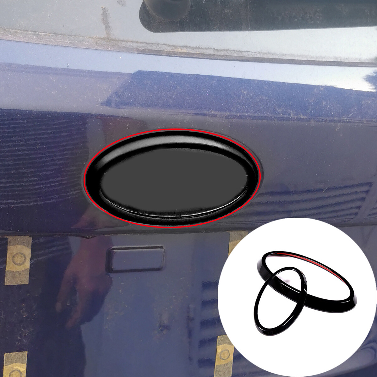 Car Front Rear Logo Emblem Badge Ring Decoration Fit For Subaru ...