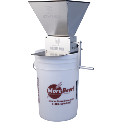Mighty Mill 3 Roller Grain Mill | Stainless Steel Knurled Rollers ...