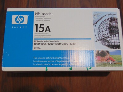 HP LASERJET 15A HIGH PERFORMANCE PRINTING C7115A GENUINE NEW SEALED | eBay
