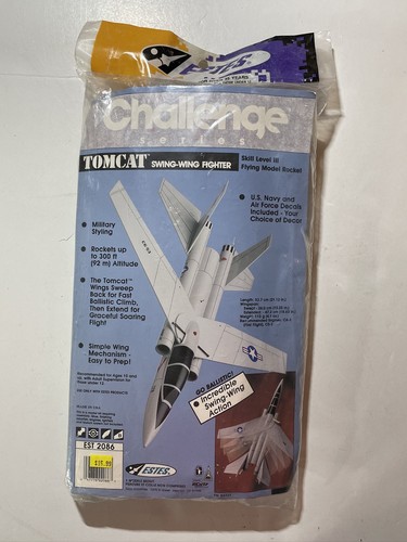 Estes Flying Model Rocket Tomcat Swing-Wing Sealed Rocketry EX 2086 | eBay