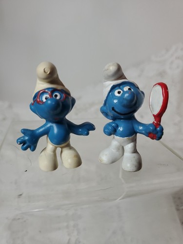 1972 Vanity Smurf w/mirror Figure PVC Peyo And Friend Lot Smurfs | eBay