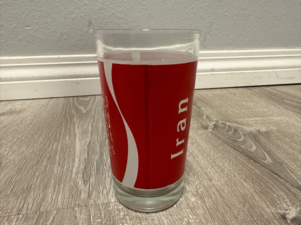Coca Cola Coke Iran Drinking Glass Cup | eBay