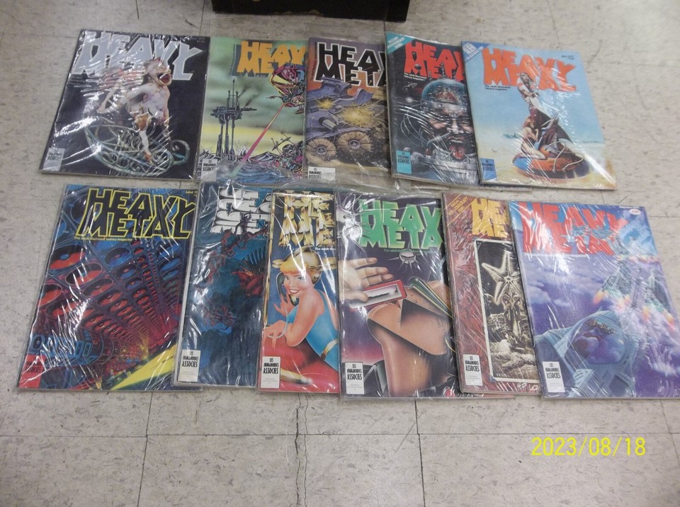 Heavy Metal Magazine 1979 Year Lot of 11 - missing Nov. EXCELLENT | eBay
