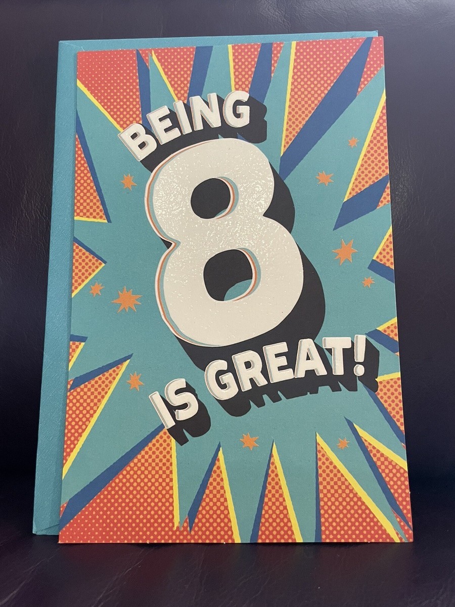 Wording For 8 Year Old Birthday Card Ling Design Kids Happy Birthday