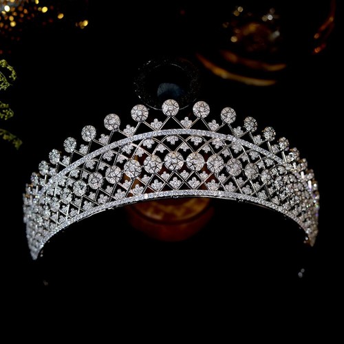 Princess Full Zircon Bridal Tiaras Crowns Crystal Headpieces Wedding ...