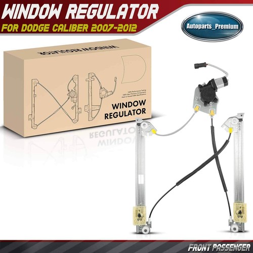 Front Passenger Power Window Regulator with 2-pin Motor for Dodge ...