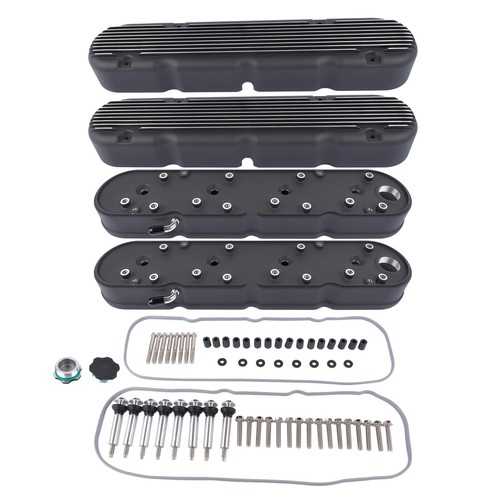 Engine Valve Covers Black Fits LS Engines LS1 LS2 LS3 LS6 LS7 Chevrolet ...