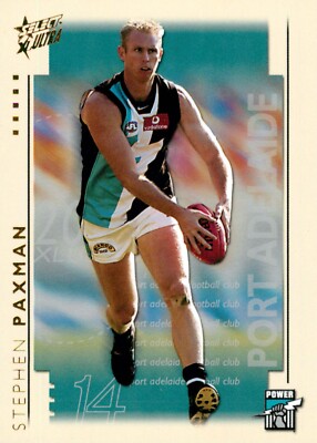 2003 PORT ADELAIDE POWER AFL Card STEPHEN PAXMAN | eBay Australia