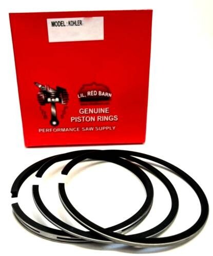 NEW CHROME PISTON RINGS FITS KOHLER K301 12HP STANDARD # 48-108-01-S ...