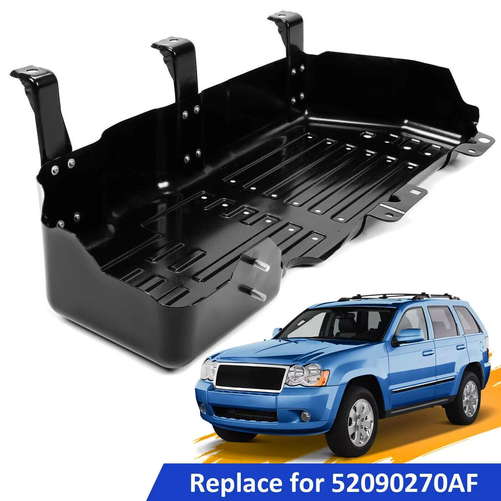 For 2005-2010 Jeep Grand Cherokee Commander Gas Tank Skid Plate Fuel ...