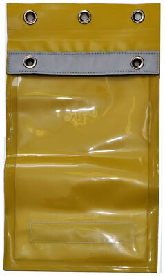 Master Lock Permit Holder Document Pouch - Lockable, Yellow, Fits A4 | eBay