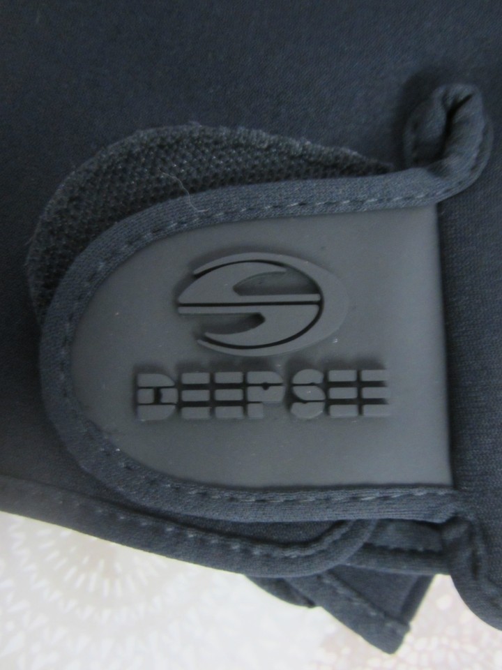 Deep See Innovative Watersports Equipment Admiral Black/Black Gloves | eBay
