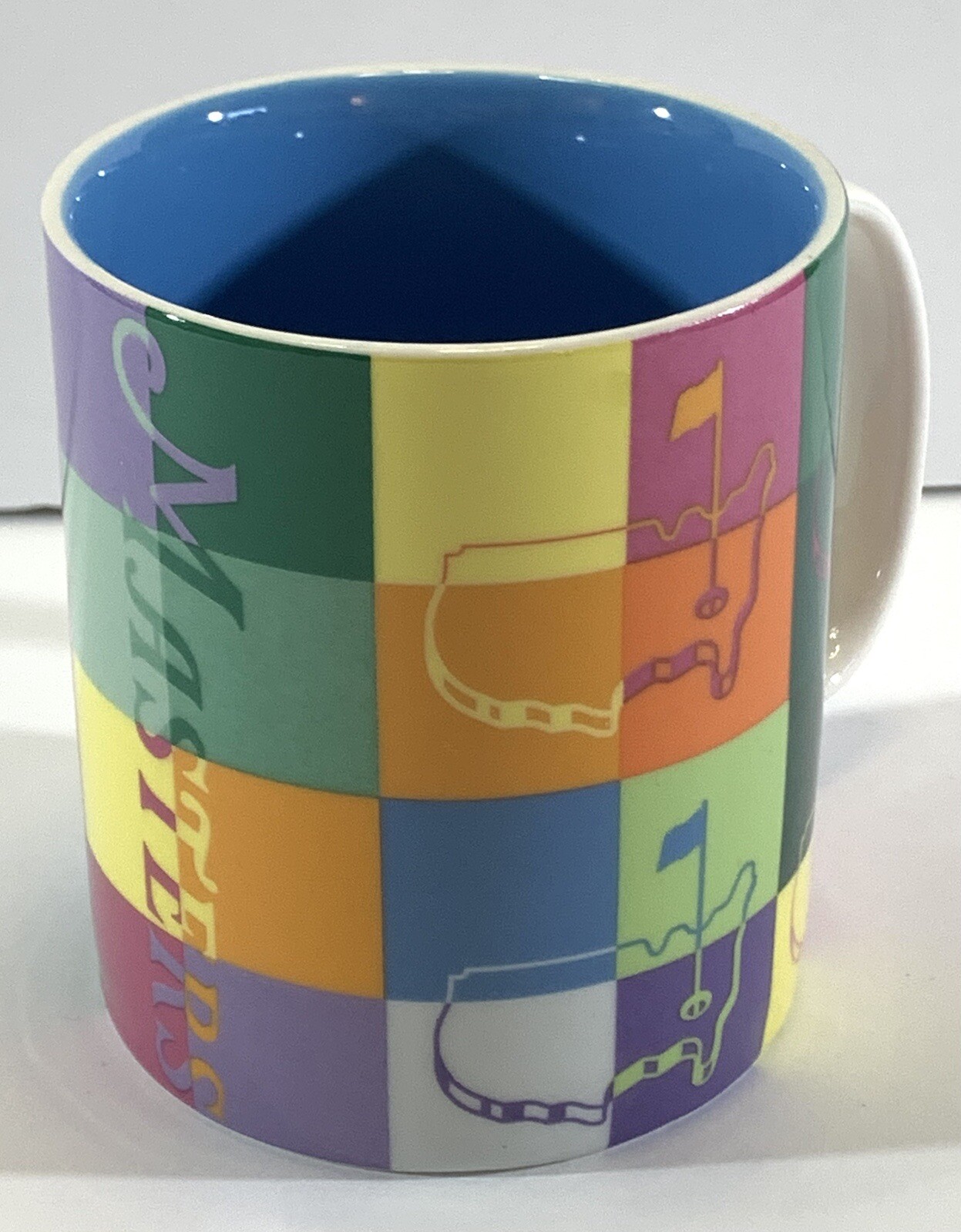 Masters golf Coffee Mug augusta national square map style 2023 pga new ...