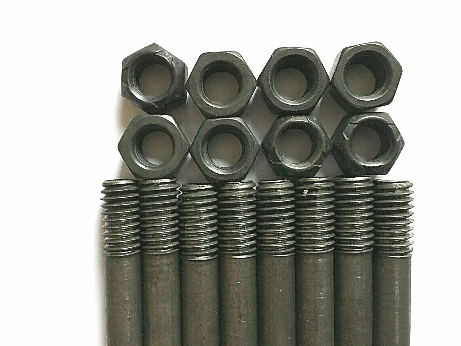 4x 3/8”x 3 1/4" Sae Coarse Exhaust Manifold Studs 4-3/8 Top Crimp ...