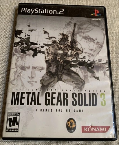 Metal Gear Solid 3 Ps2 PlayStation Essential Col. Complete | eBay