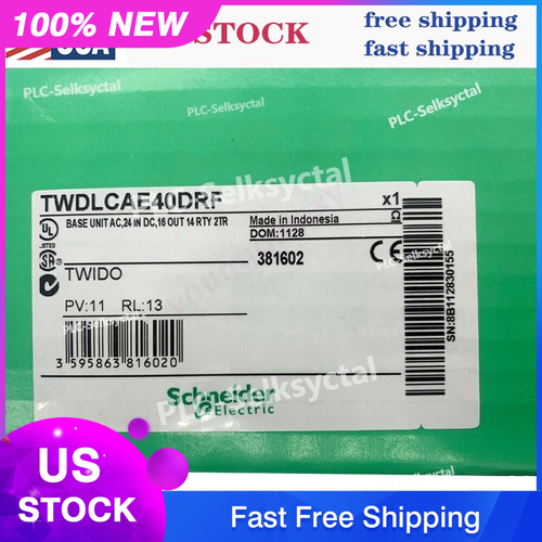 TWDLCAE40DRF Schneider Twido PLC 24 In Programmable Logic Controller Base Unit | eBay